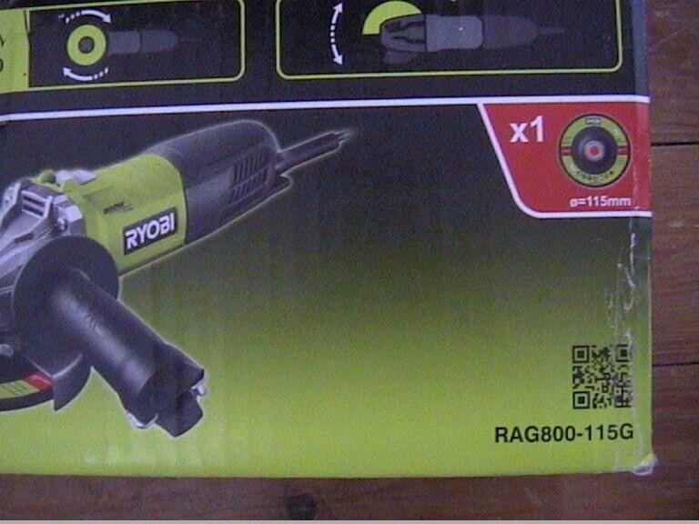 Ryobi 115mmm angle grinder RAG800-115G with 800watt motor new | in ...