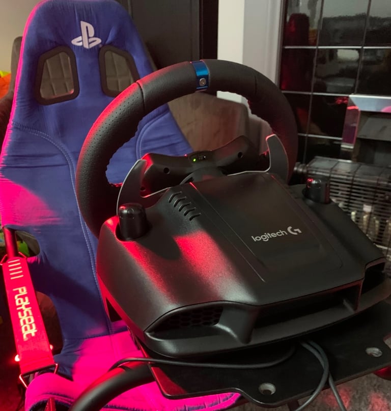 Logitech G29 Steering Wheel Pedals + PlayStation Playseat Challenge ...