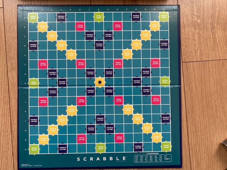 Scrabble Crossword Board Game Set From Mattel English Version, Y9592 ...