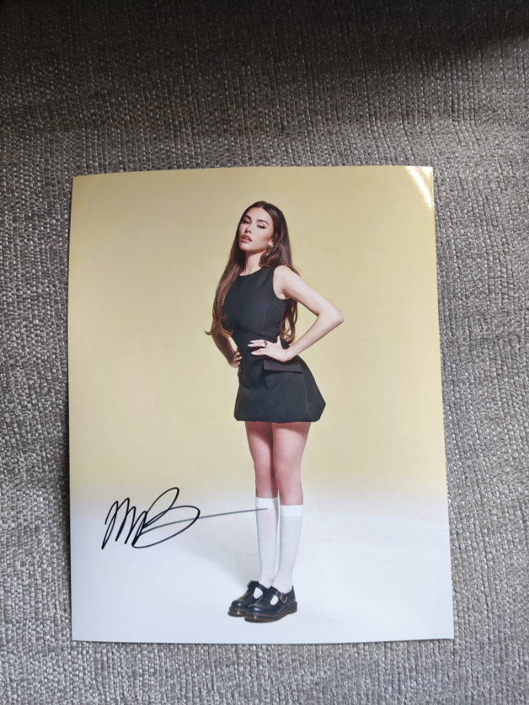 Genuine, Signed/Autographed, 8"x10", Photo by Madison Beer (Singer ...