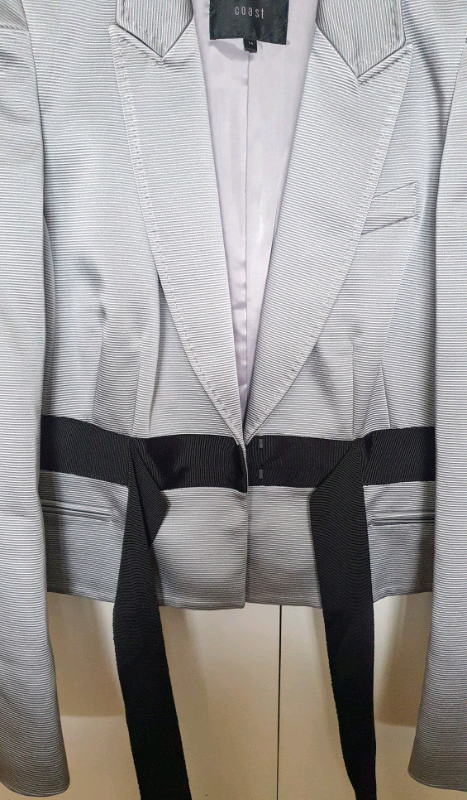 SILVER GREY TAILORED JACKET | in Sutton, London | Gumtree