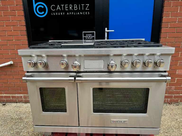 EX Display Wolf Range Cooker ICBDF486G 48 inch Oven Sub Zero Appliance ...