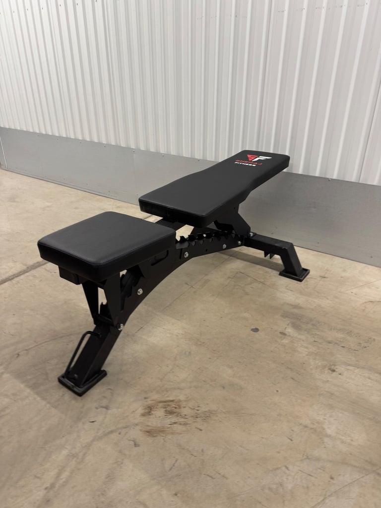 Heavy Duty Adjustable Weight Bench Flat Incline Dumbbell Press Strength ...