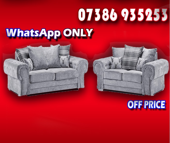 The Unity Curve Duo L Shape Sofa Two Plus Three Seater and Sofa Bed ...