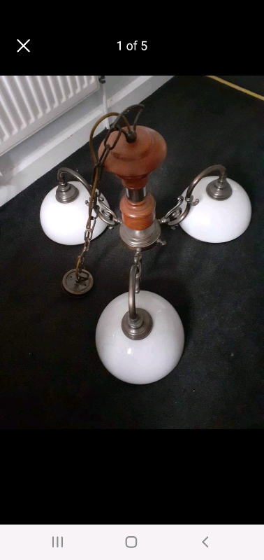 VERY HEAVY ORNATE PENDANT LIGHT | in Paignton, Devon | Gumtree