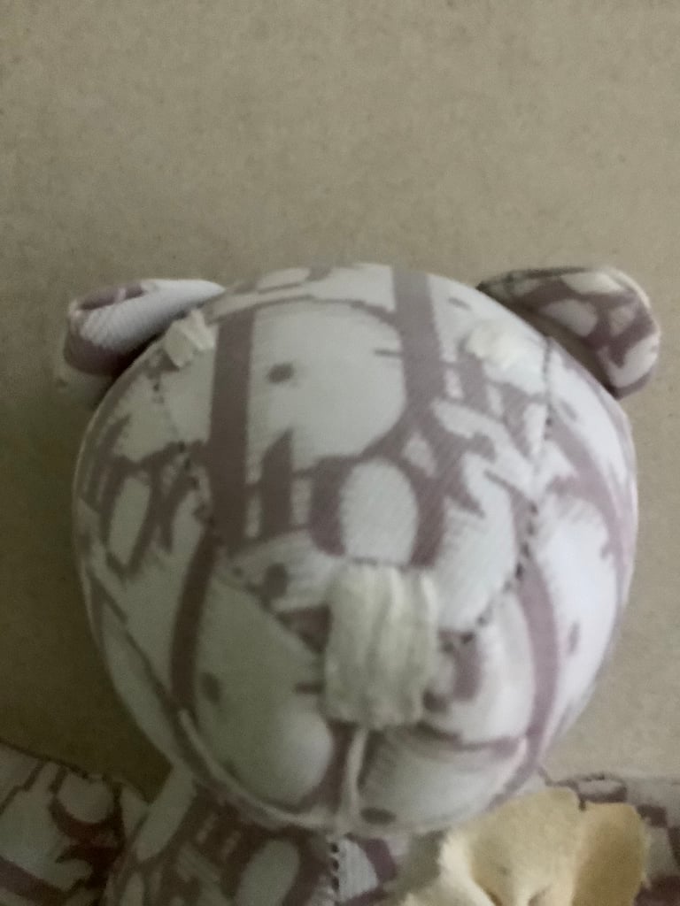 Rare and collectible Dior No 1 Monogram Teddy Bear by Galliano | in ...