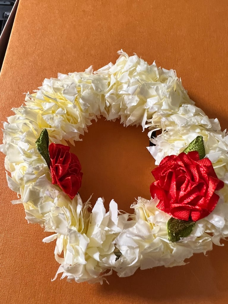 1 Hand piece Gajra Indian pakistani hand made jewellery Mehndi Wedding ...