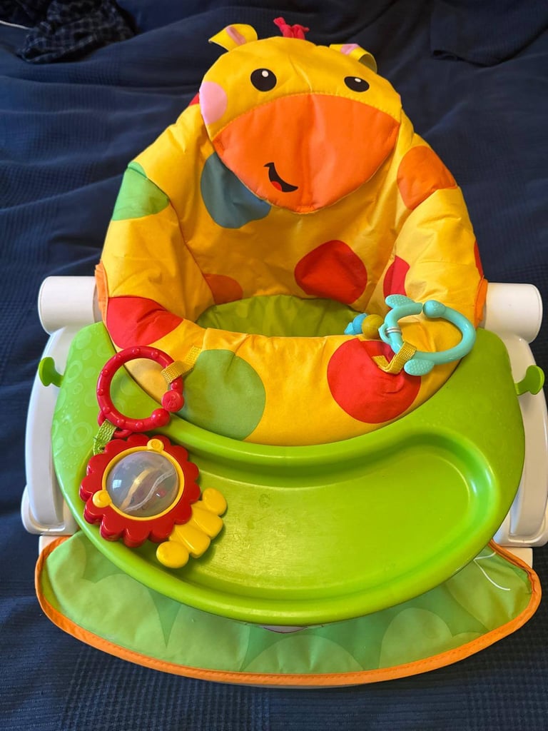 Fisher Price baby giraffe sit me up seat with removable tray | in ...