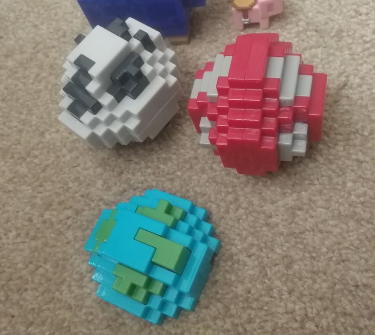 Minecraft Sheep Pig 2 Crates + TNT Crate & 2 x Spawn Eggs (Empty) | in ...