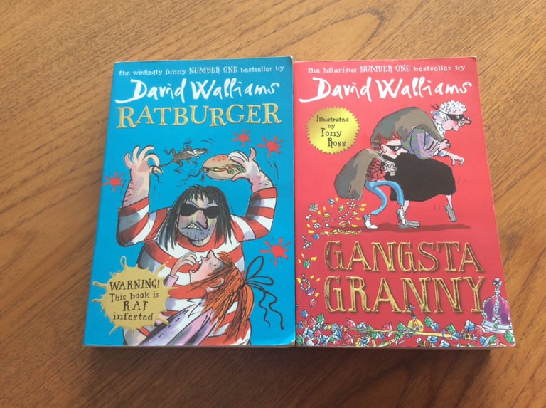 2 David Walliams Paperback Books. Gangsta Granny, Ratburger | in Epsom ...