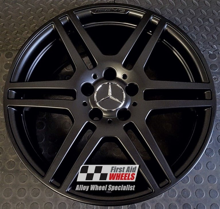 R288BS Swap MERCEDES E CLASS S212 W212 4X 18'' GENUINE AMG SATIN BLACK ...
