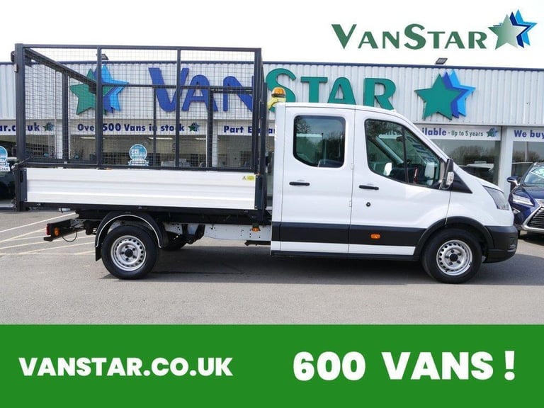 2022 FORD TRANSIT 350 2.0 EBL 130 BHP TIPPER CREWCAB 7 SEATER ( AIR CON ...