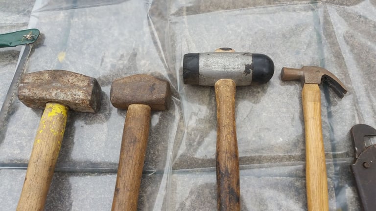 Vintage tools. Stanley etc. hammers / Lump Hammer / Mallet,Chisel ...