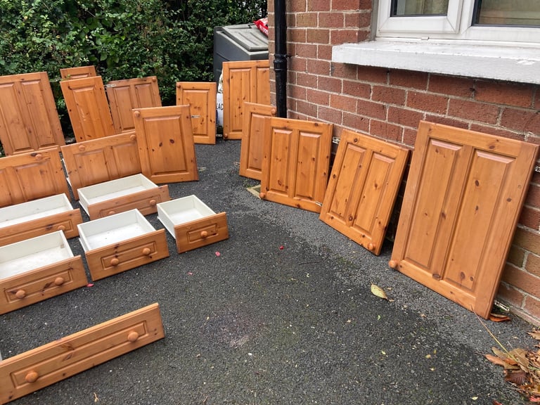 Solid wood kitchen unit doors | in County Antrim | Gumtree