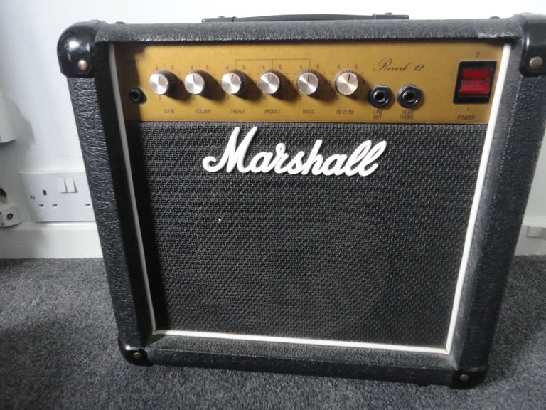 Marshall reverb 12, model 5205 solid state reverb amplifier, 12 watts ...