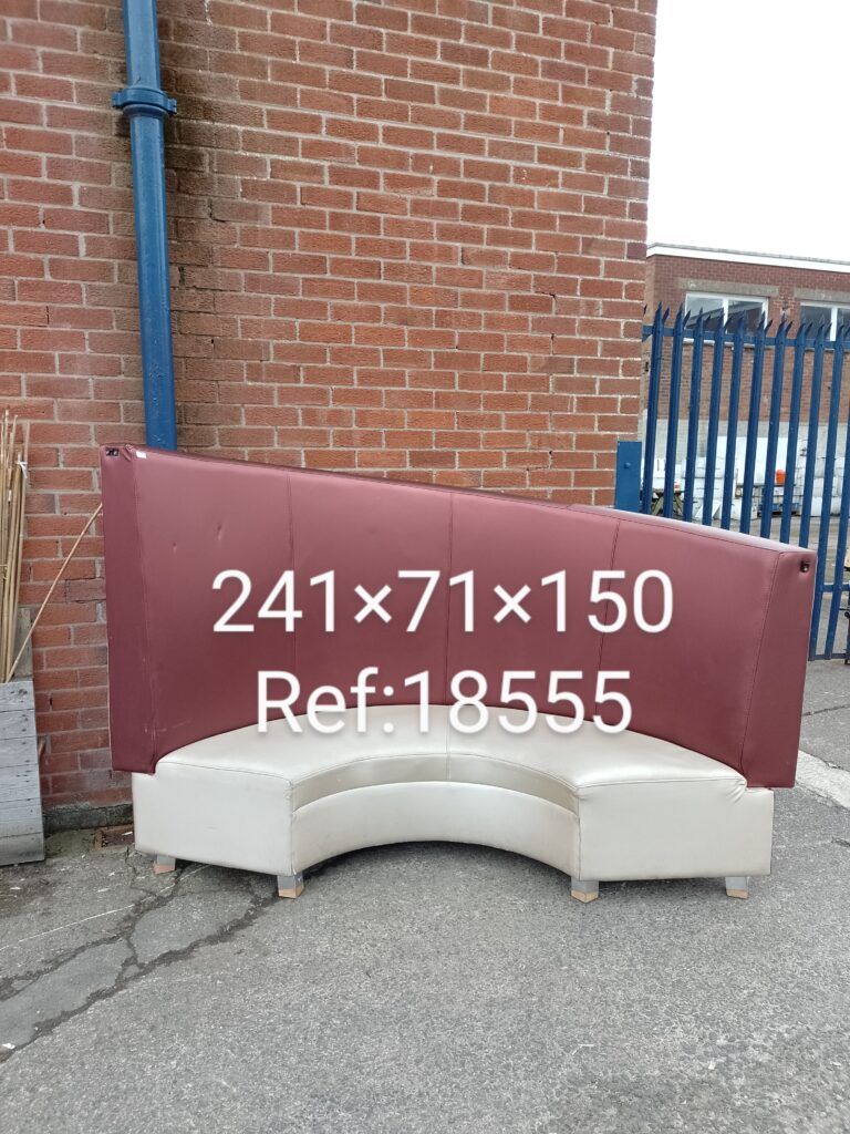 Large cove seating/ bar/lounge curved seating, ref:18555 £135.00 | in ...
