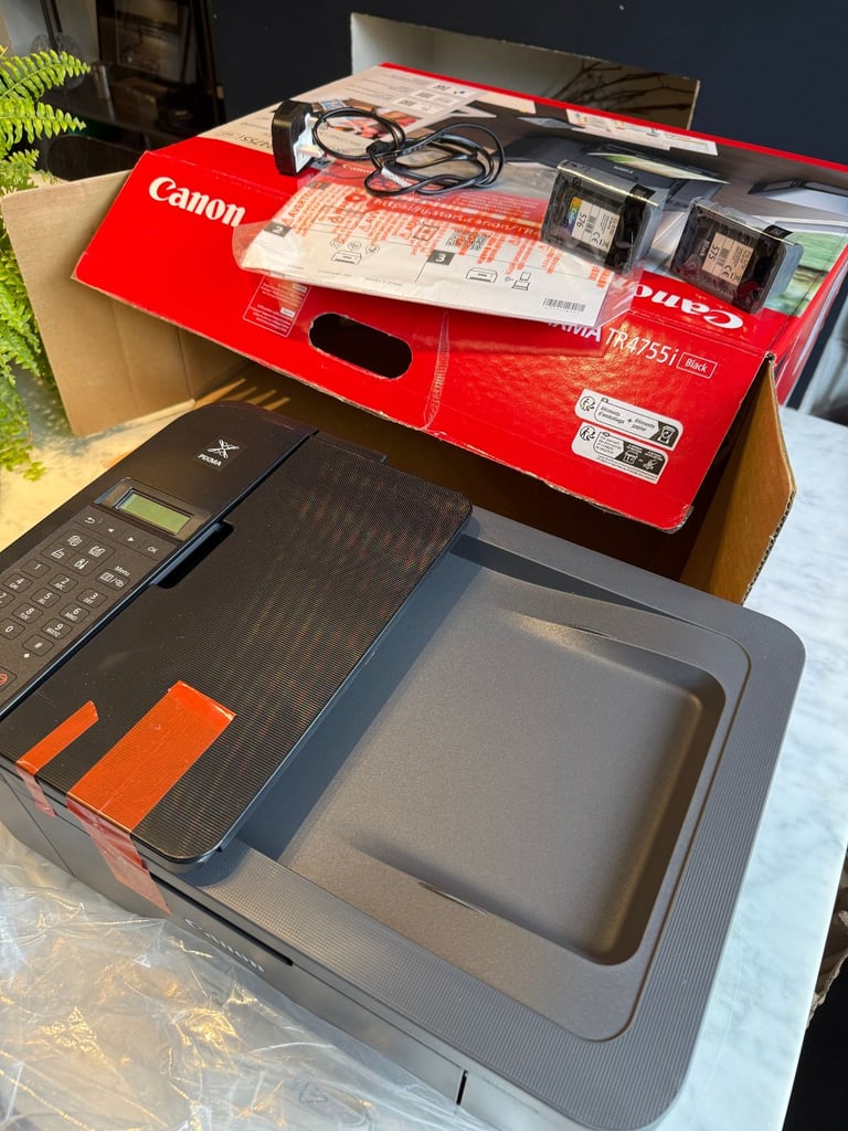 Canon Pixma All-in-One Wireless Wi-Fi Printer, Scanner, TR4755i, Black ...