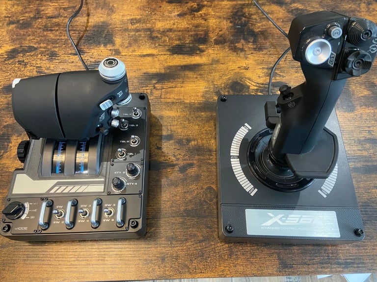 Logitech G X56 HOTAS Controller + Desk mounts | in Summerston, Glasgow ...