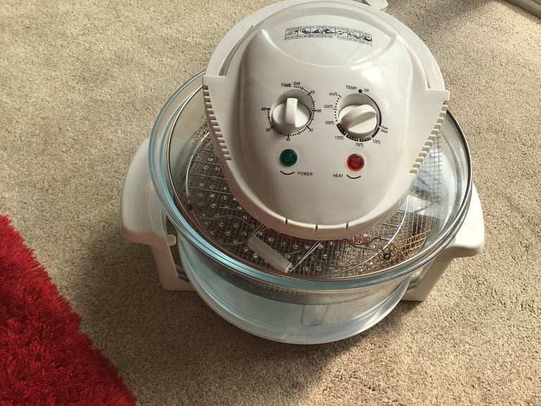 Halogen Convection Oven Cooker 1400w With net Pizza Tray 2 Cook Books ...