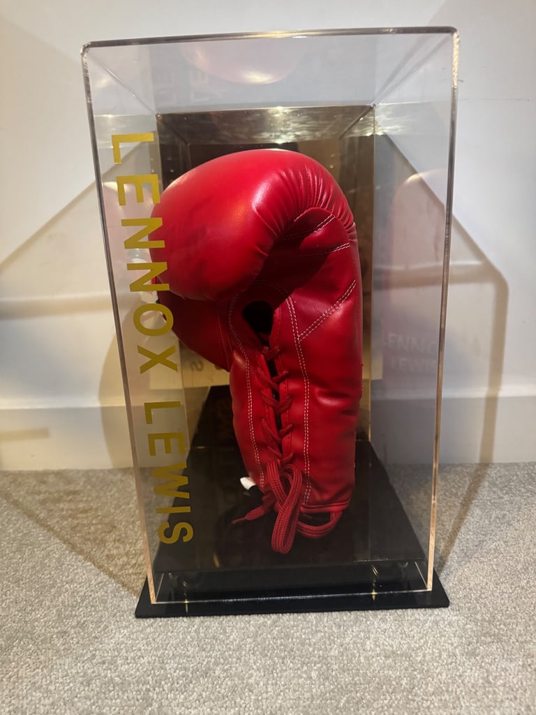 Signed Lennox Lewis World Champion Union Jack Boxing Glove | in Perth ...