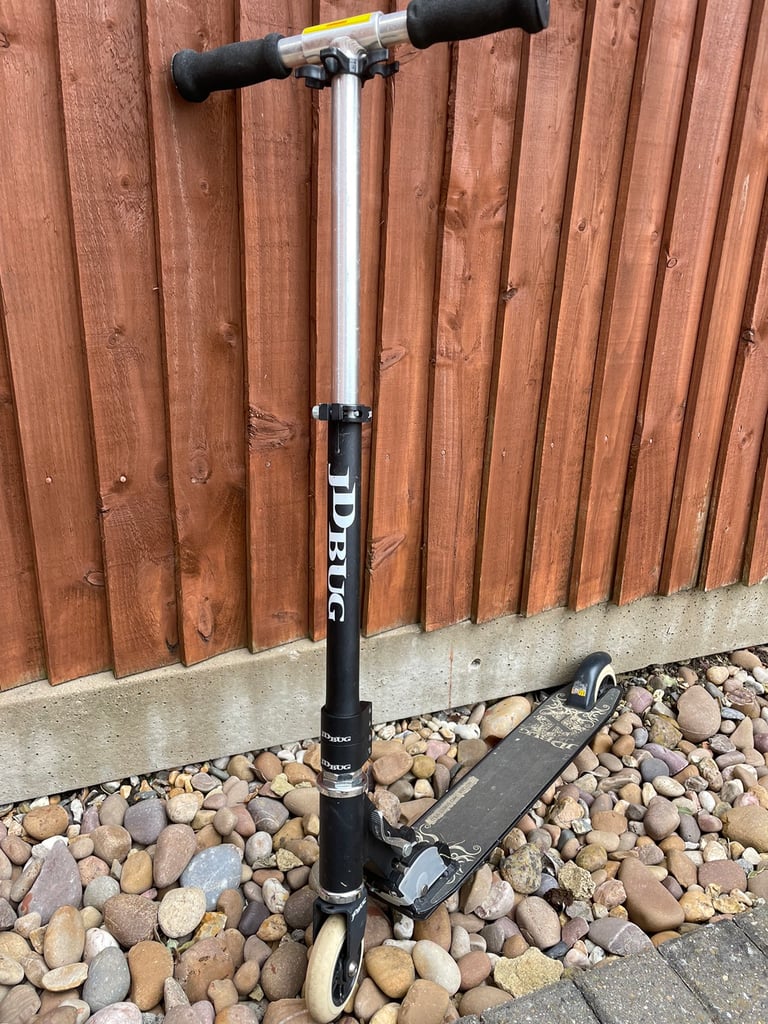 JD BUG PRO ORIGINAL STREET V3 MS136 MATT BLACK PUSH FOLDABLE SCOOTER ...