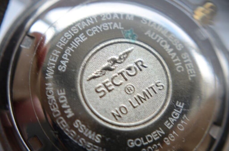 Sector Golden Eagle automatic mechanical chronograph wristwatch-'90s ...