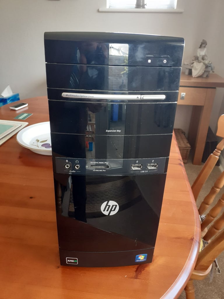 HP G5200uk PC, Windows10, AMD dual 3ghz processor, MSOffice, 500gb ...