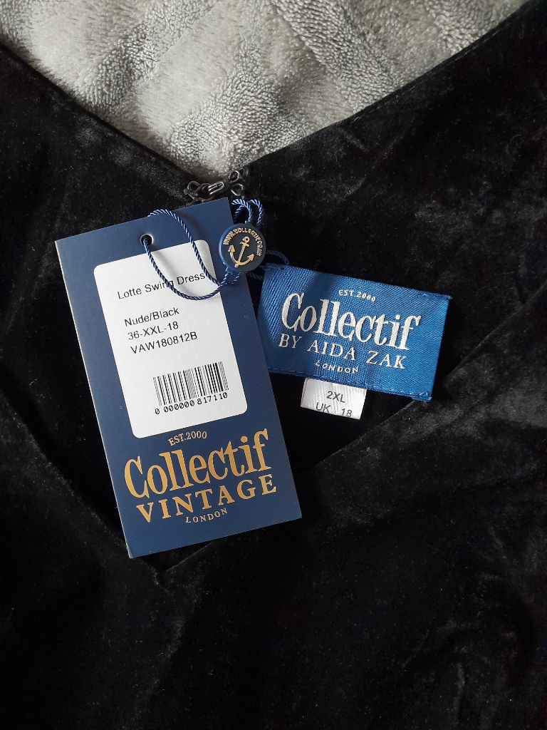Collectif Vintage, Lotte Swing Dress, Evening/ Cocktail Dress, NEW,XXL-18 #gumtreespringclearout ...