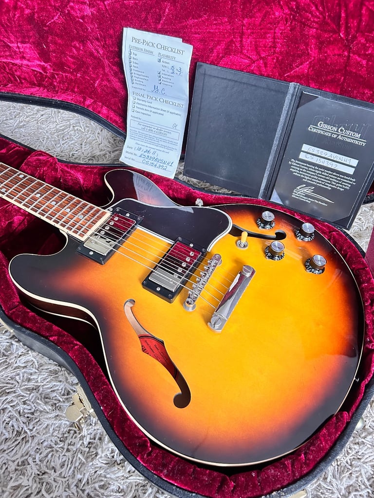 Gibson ES-339 Custom Shop - Tobacco Sunburst | in Burscough, Lancashire ...