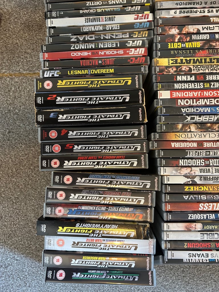 Complete set of all UFC DVDs from ufc 1 to ufc 141 | in Colchester ...