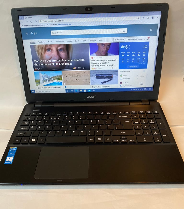 Laptop FAST Slim i3 8GB Acer HD Massive 500GB,Window10,office,Ready ...