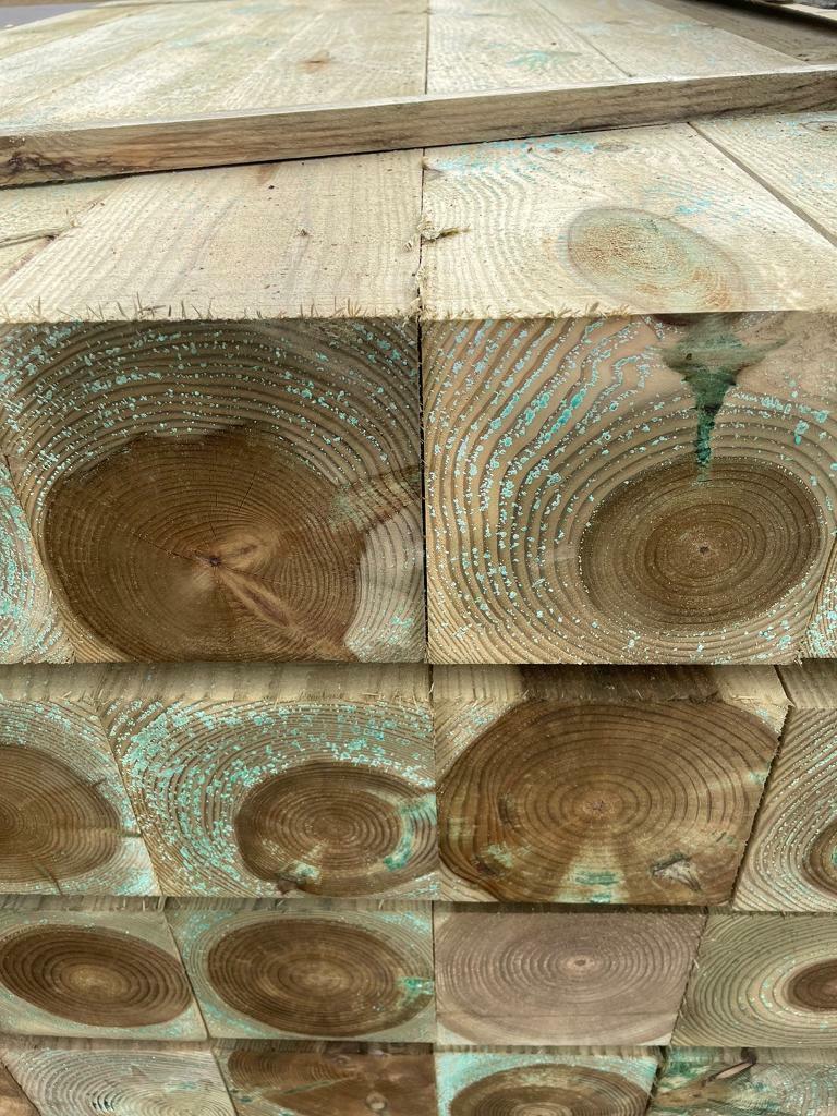 Wooden planks, Treated Timber, 8x8 wooden posts, fencing | in Burscough ...