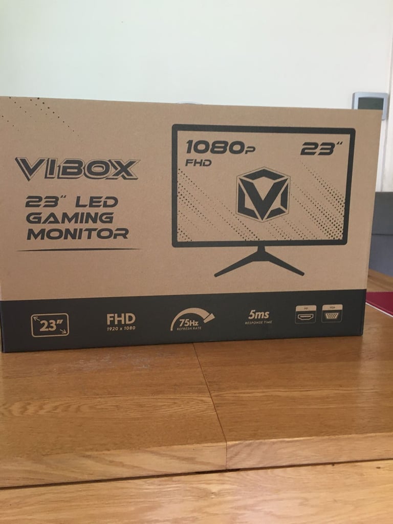 New 23 inch VIBOX gaming monitor , FHD 1920x1080 | in Plymouth, Devon ...