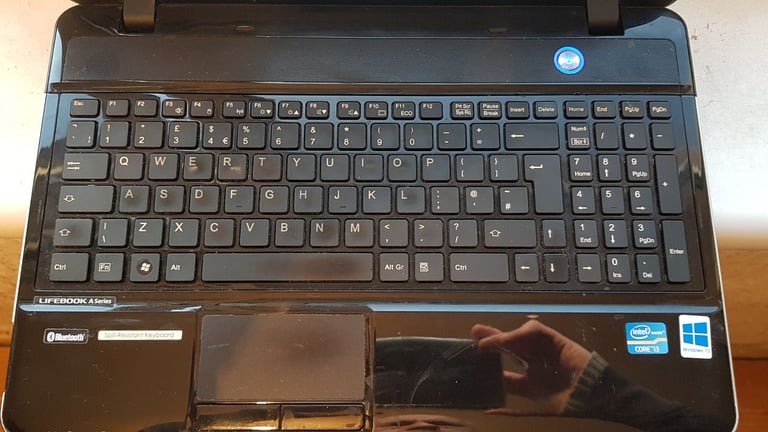 laptop fujitsu lifebook ah531 windows 10 8g memory 500g hard drive ...