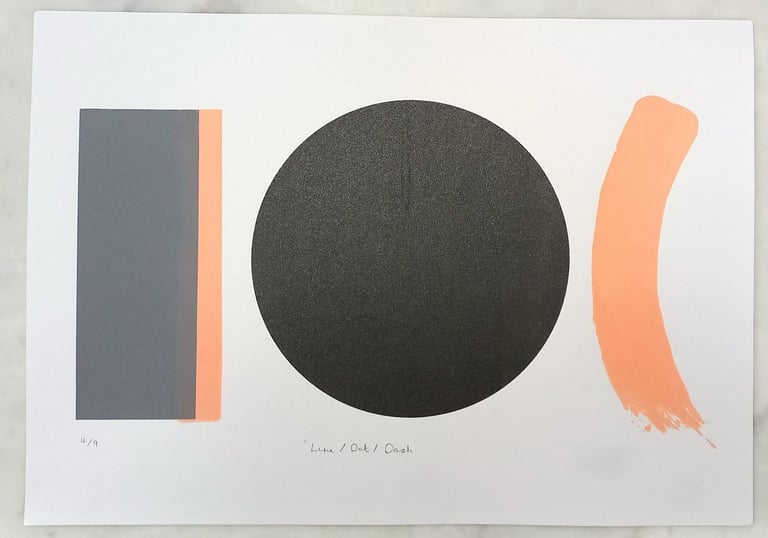 Original Contemporary Art/Print By Brighton Based Artist Titled Line ...