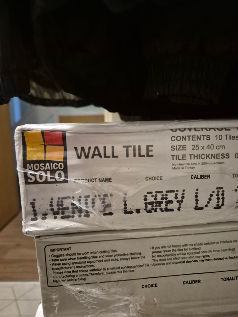 Mosaico Solo venice light grey wall tiles 9 full packs of 10 | in ...