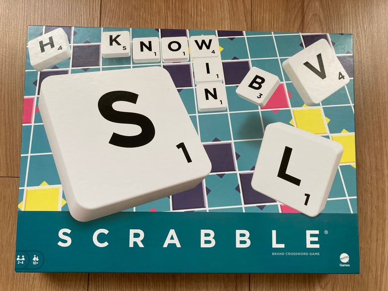 Scrabble Crossword Board Game Set From Mattel English Version, Y9592 ...