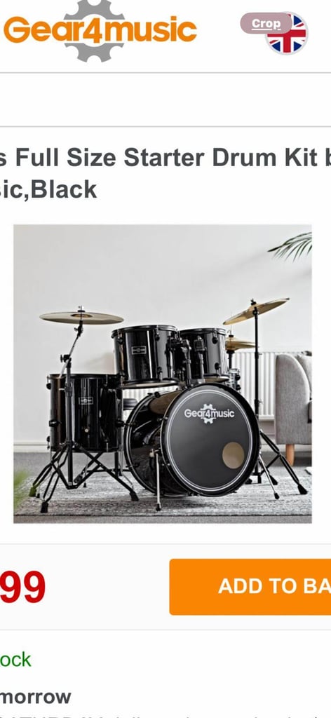 Gear 4 music full drum kit brand new | in Sittingbourne, Kent | Gumtree