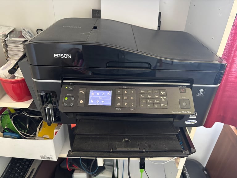 Epson Stylus SX610FW inkjet colour printer, photocopier, scanner & fax ...