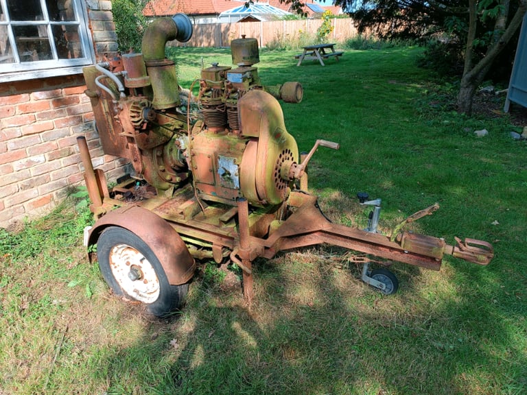 Lister Petter Diesel engine PH2. Water pump on trailer | in Bungay ... Lister Petter Diesel engine PH2. Water pump on trailer | in Bungay ...
