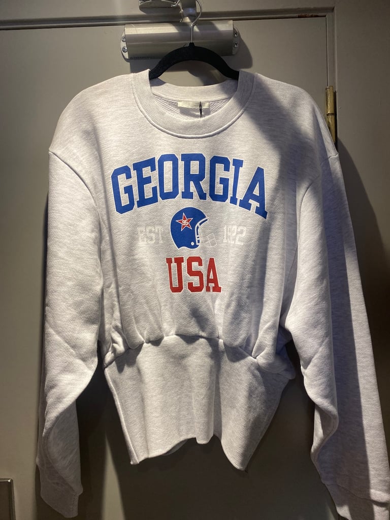ZARA Georgia USA Sweatshirt Top - Medium and Large - Brand New with ...