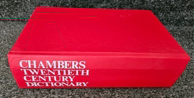 Chambers Twentieth Century Dictionary Hardback Book | in Cramlington ...