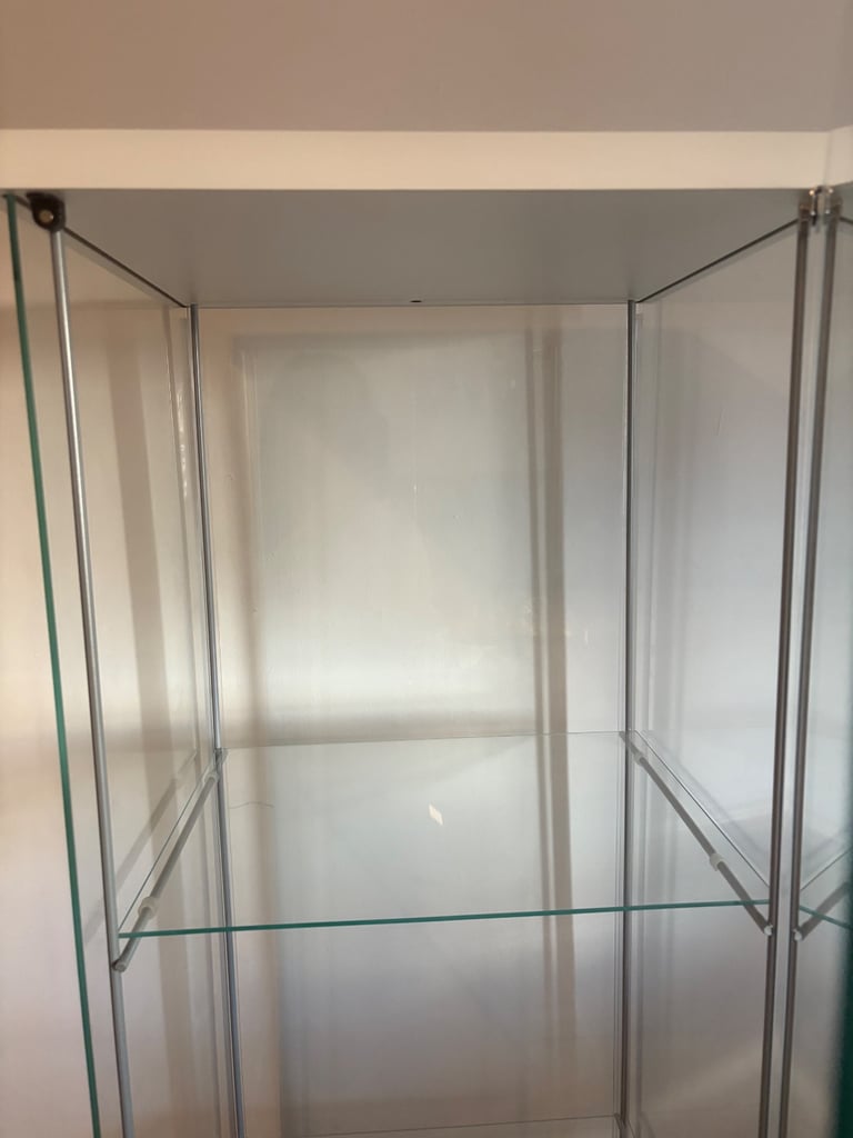 IKEA Detolf Tall Glass Door Cabinet | in Coatbridge, North Lanarkshire ...