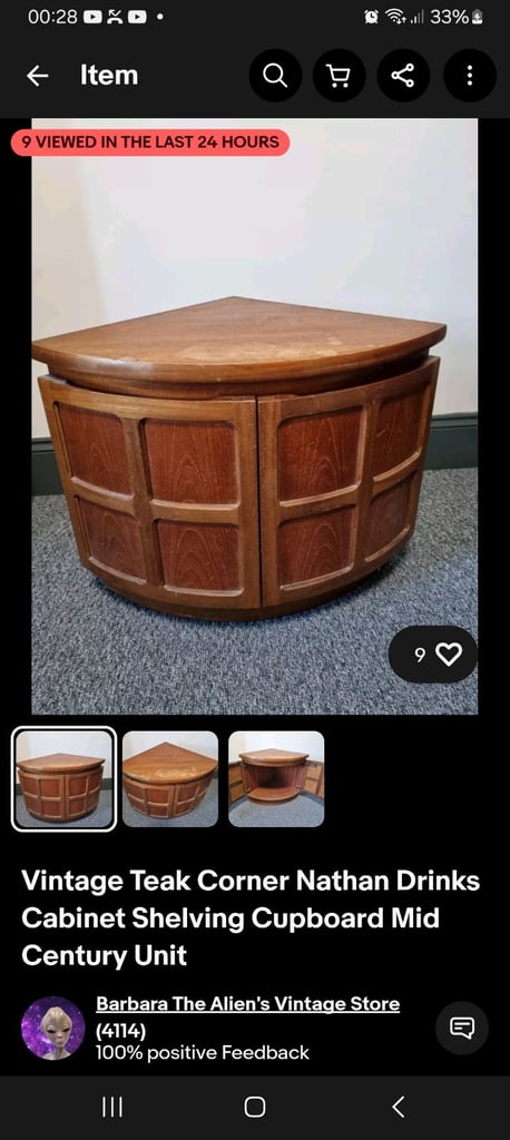 Nathan master craftmanship squares corner cabinet | in Cupar, Fife ...