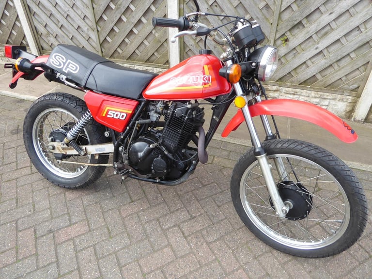 SUZUKI SP 500 US IMPORT LOOKS VERY ORIGINAL VERY LOW MILES STARTS RUNS ...