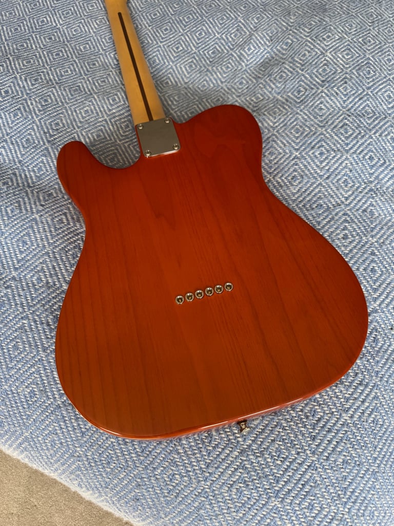 Fender telecaster partscaster. Thinline body, genuine fender neck ...