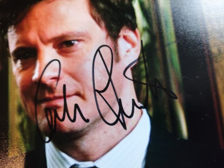 Genuine, Signed, 8x10 Photo, Colin Firth (Actor, Bridget Jones ...