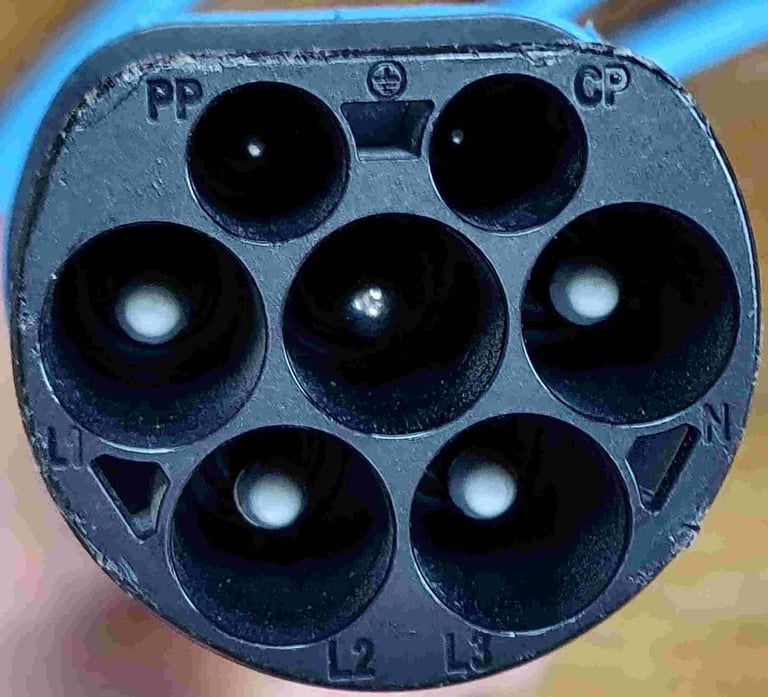 🔌 MENNEKES 36213 type2 22kW 32A 3-phase 4m EV charging cable charge ...