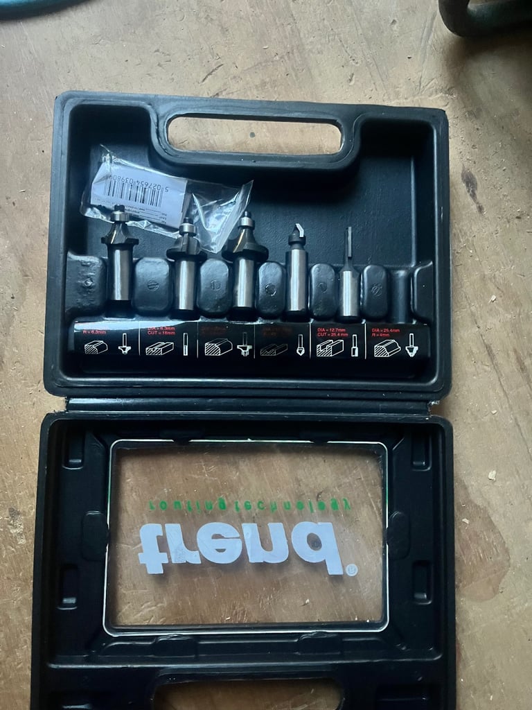 Trend 6 Piece Router Bit Starter Set with a 1/2 inch Shank | in Reading ...