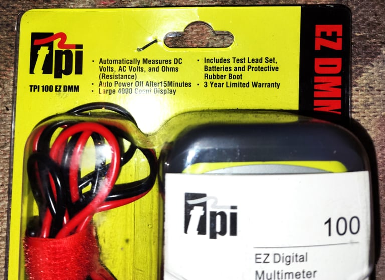 TPI - 100- EZ - DMM - Automatic Multi-meter Voltage Reader. | in Barry ...
